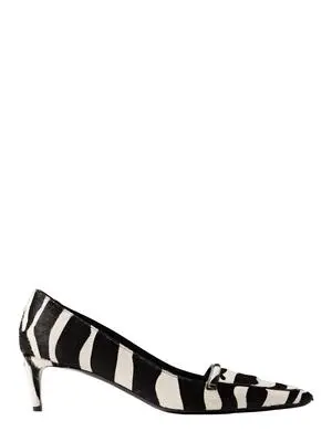 Khaite Celia Zebra-print Calf Hair Pumps - Animal Print