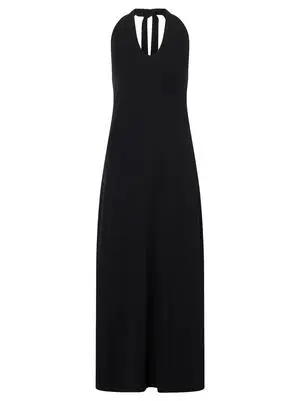 KALLMEYER Bridgette Jersey Halterneck Maxi Dress - Black