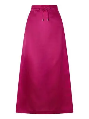 KALLMEYER Regina Silk-organza Midi Skirt - Pink
