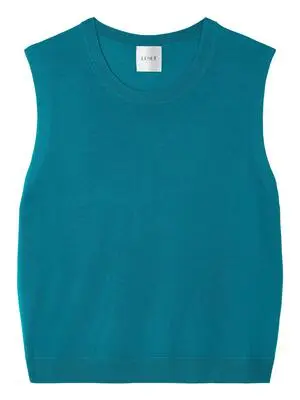 LESET James Merino Wool Tank - Blue