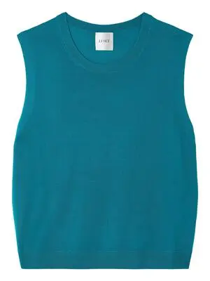 LESET James Merino Wool Tank Turquoise
