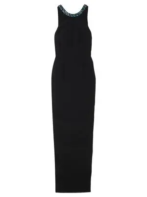 Balmain Open-back Crystal-embellished Crepe Gown - Black