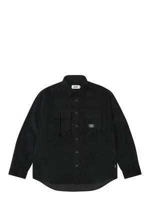 PALACE Double Pocket Cord Overshirt - Black