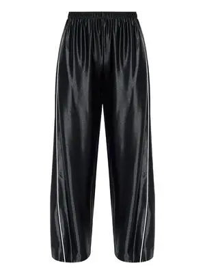 Alexander Wang Reflective Piping Trackpant - Black