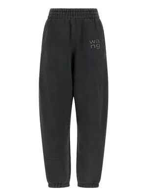 Alexander Wang Hotfix Logo Sweatpants - Black
