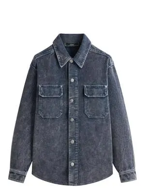Kith Rowan Cord Shirt Jacket - Blue