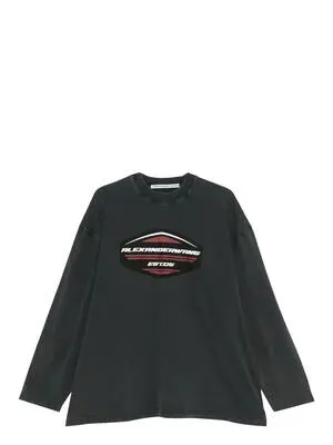 Alexander Wang Graphic Print Long-sleeve Pullover - Black