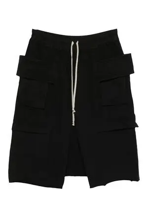 Rick Owens Creatch Cargo Shorts - Black