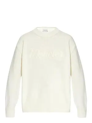 Moncler Crew Neck Long-sleeve Top - White