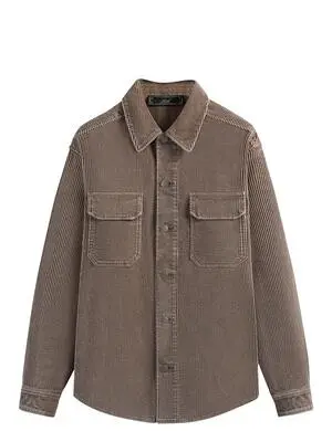 Kith Rowan Cord Shirt Jacket - Brown