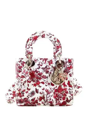 Dior Abcdior Lady Small Satchel Printed Leather - Multicolour