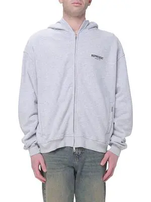 REPRESENT Full Zip Hoodie - Grey