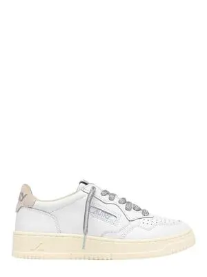 AUTRY Lace Up Sneakers - Silver