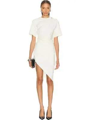 MUGLER Short Sleeve Dress - Snow