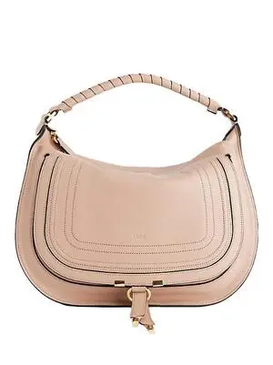 Chloé Marcie Large Leather Hobo Bag - Woodsmoke