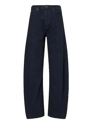 AGOLDE Luna Pieced Barrel-leg Denim Jeans - Illusion