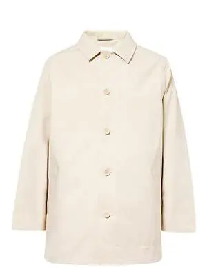 PERCIVAL Relaxed-fit Woven Trench Coat - Stone With Cinnamon