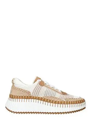 Chloé Nama Runner Woven Trainers - Brown/oth