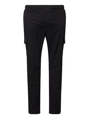 ARNE Tapered-leg Patch-pocket Cargo Trousers - Black