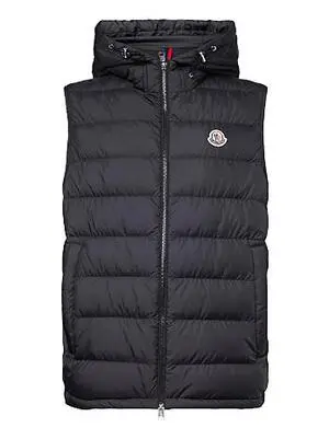 Moncler Marseillan Padded Shell-down Gilet - Black