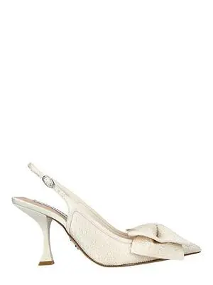 Steve Madden Neasa Embellished Heels - White