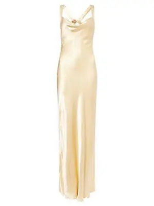Bec & Bridge Gia Halterneck Maxi Dress - Wheat