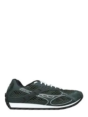 Bottega Veneta Orbit Woven Trainers - Dark Green
