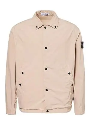 Stone Island Compact Long-sleeve Nylon Jacket - Desert
