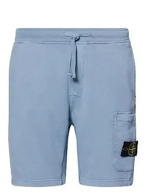 Stone Island Regular-fit Cotton-jersey Shorts - Dark Blue