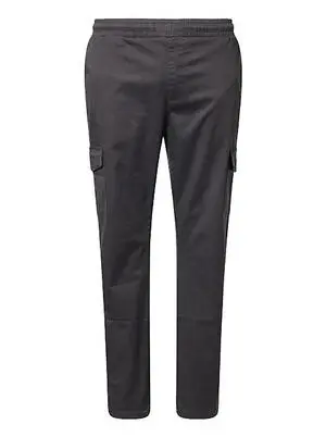 ARNE Tapered-leg Patch-pocket Cotton Cargo Trousers - Grey