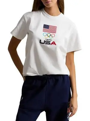 Polo Ralph Lauren Team Usa Graphic T-shirt - White