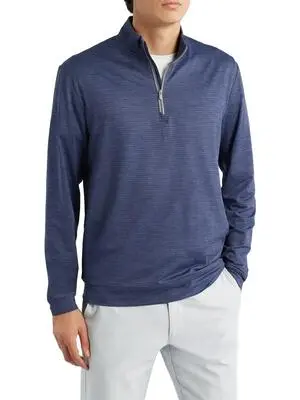Johnnie-o Kanan Quarter Zip Pullover Navy