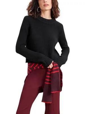 LA LIGNE Solid Mini Marin Sweater - Black