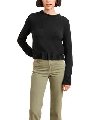 LA LIGNE Mini Marina Solid Sweater - Black