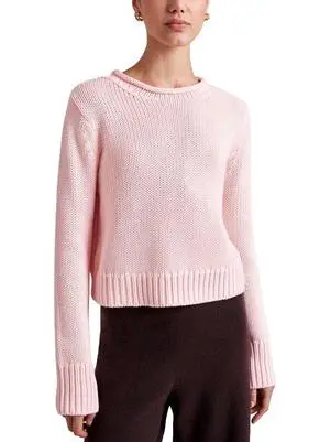 LA LIGNE Mini Marina Solid Sweater - Blush