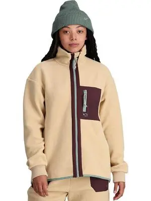 Kari Traa Ane Pile Fleece Jacket - Oat