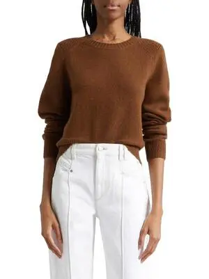Isabel Marant Cornelia Merino Wool & Cashmere Sweater - Chocolate