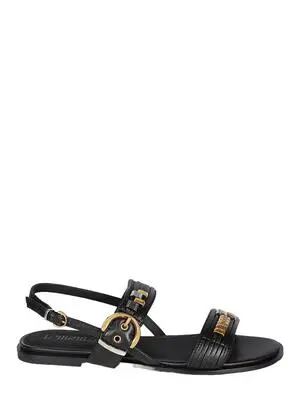 Pinko Buckle-strap Sandals - Black