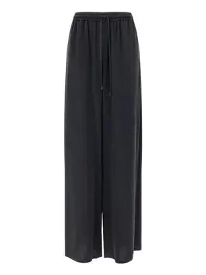 Max Mara Drawstring Trousers - Black