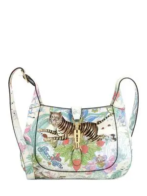 Gucci Jackie 1961 Printed Leather Small Hobo Bag - Multicolour