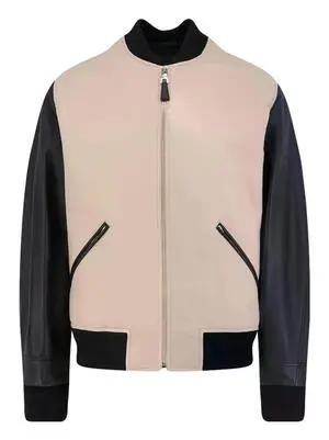 Givenchy Panelled Bomber Jacket - Black