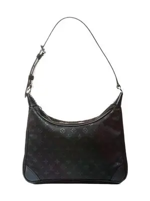 LOUIS VUITTON 2000s Monogram Little Boulogne Shoulder Bag - Black