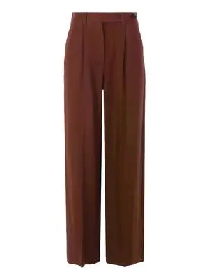 Brunello Cucinelli Pleated Trousers - Brown