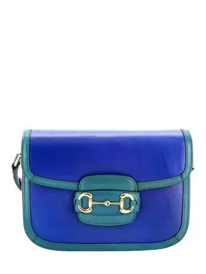 Gucci Horsebit 1955 Small Shoulder Bag - Blue
