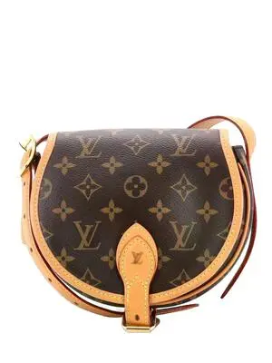 LOUIS VUITTON Tambourin Nm Monogram Canvas Crossbody Bag - Brown