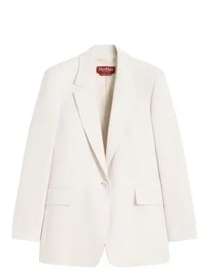 Max Mara Single-breasted Cady Blazer - Beige