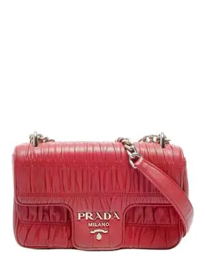 Prada Nappa Crossbody Bag - Red
