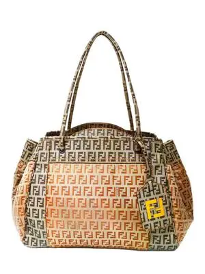 Fendi 2000-2015 Zucchino Tote Bag - Orange