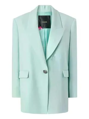 Pinko Single-breasted Blazer - Green