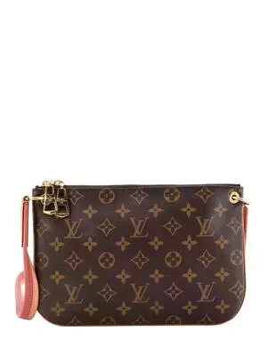 LOUIS VUITTON Lorette Handbag Monogram Canvas Crossbody - Brown